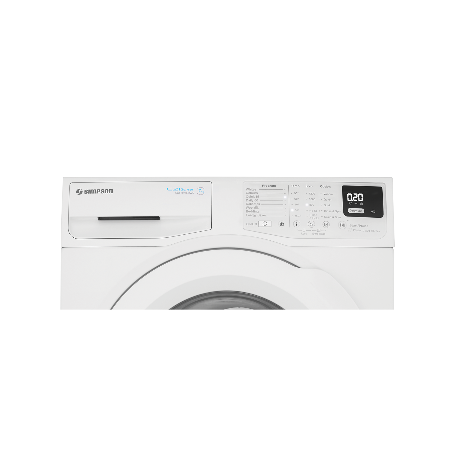 Ezi Set 7kg front load washer - SWF7025EQWA
